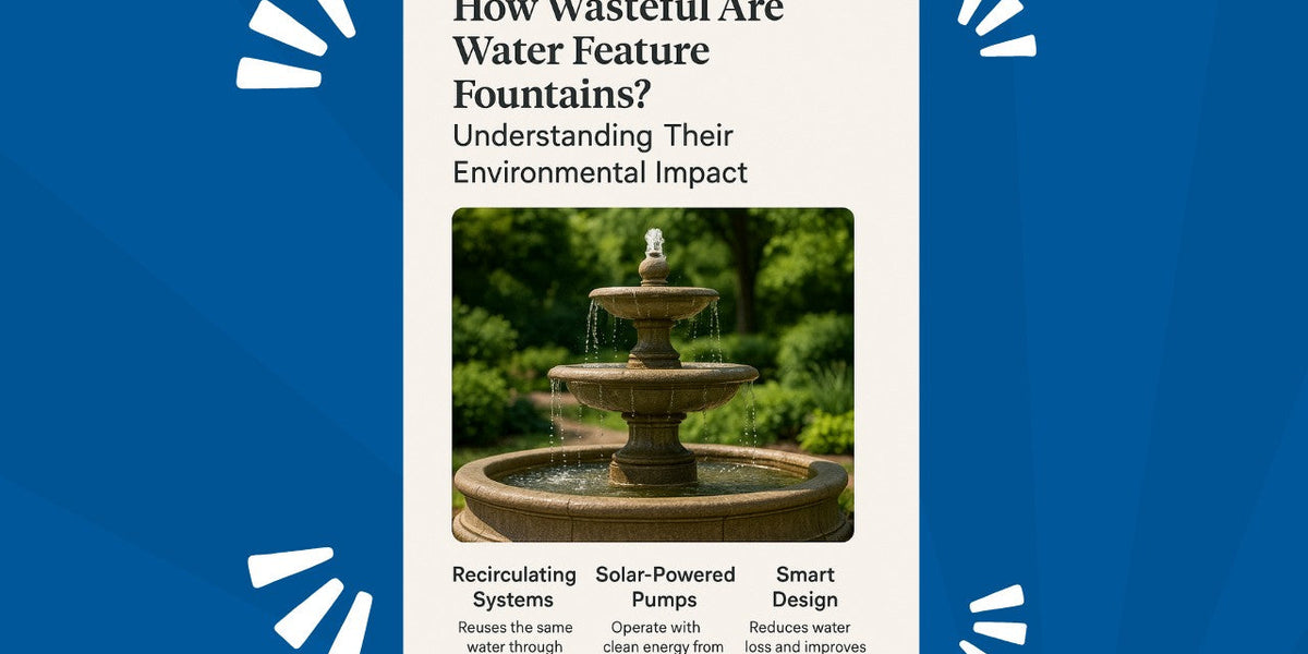 How Wasteful Are Water Feature Fountains? Understanding Their Environm — Outdoor Escape