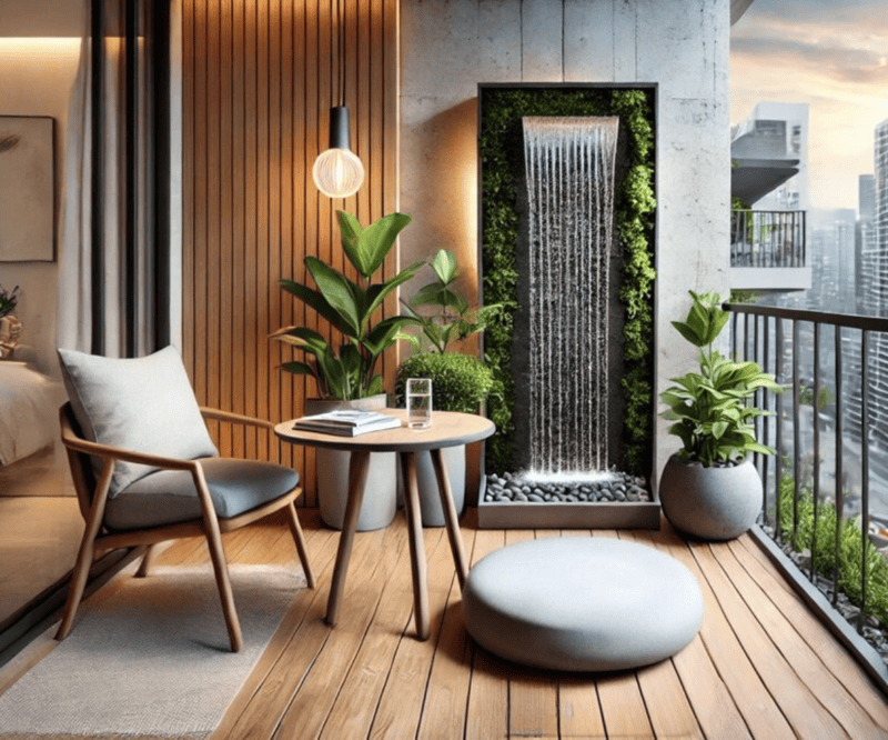 Water Feature For Balcony: Create a Serene Oasis — Outdoor Escape