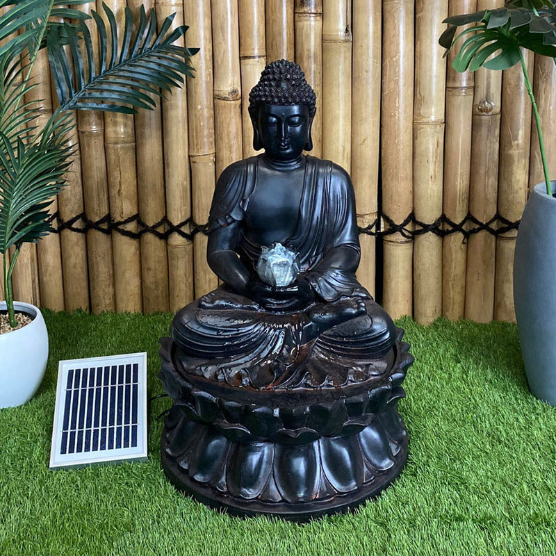 Eco Zen Garden: Solar Powered Buddha Water Feature for a Sustainable ...