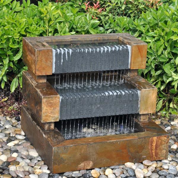 Stratafalls Cascade Terrace Water Feature | Top Fountains — Outdoor Escape