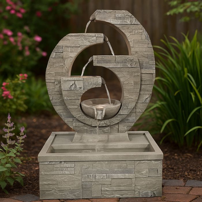 The Cascade Quartet Water Feature — Outdoor Escape
